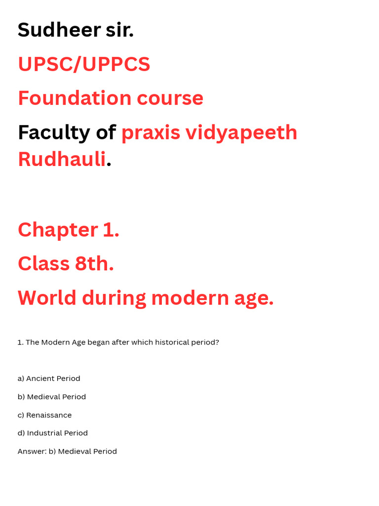 Sudheer Sir. - 20241231 - 175119 - 0000 | PDF | Age Of Enlightenment | Napoleon