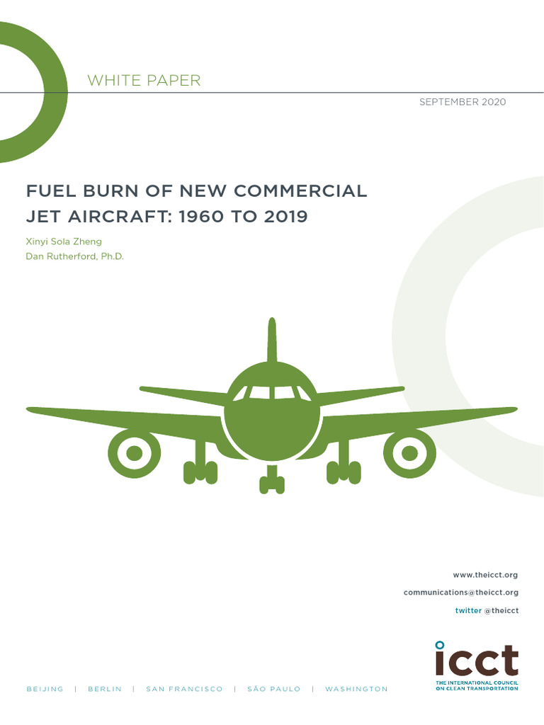 Fuel Burn Trends in Commercial Jets 1960-2019 | PDF | Aircraft | Aviation