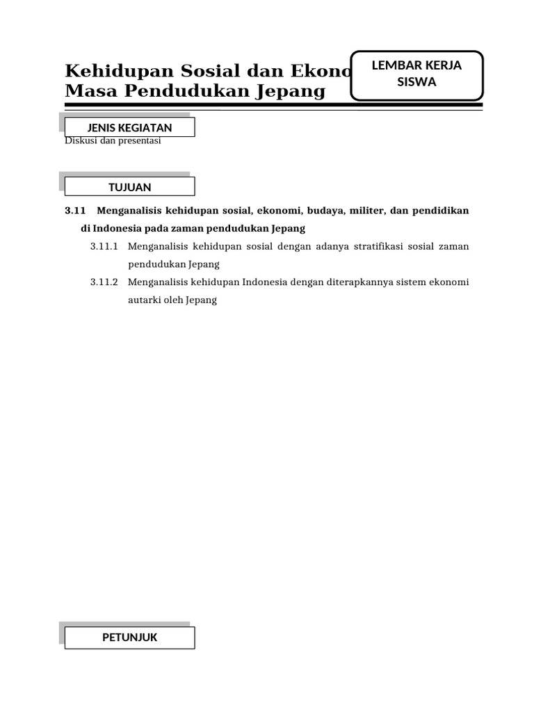 LKPD Dan LKS 2 Gambar Bung Karno | PDF