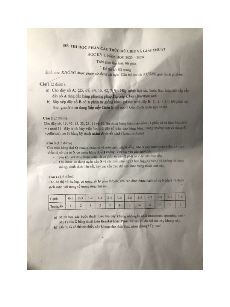 23-24-Kì 1-CLC | PDF