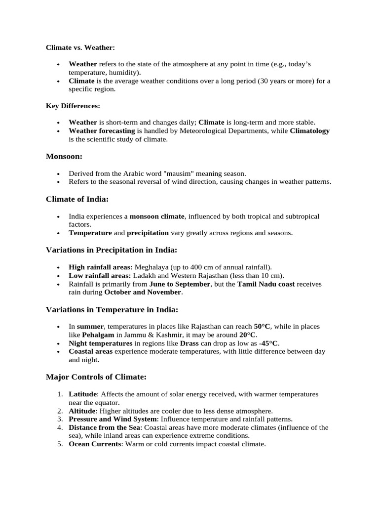 Climate Till Page 30 | PDF | Weather | Precipitation