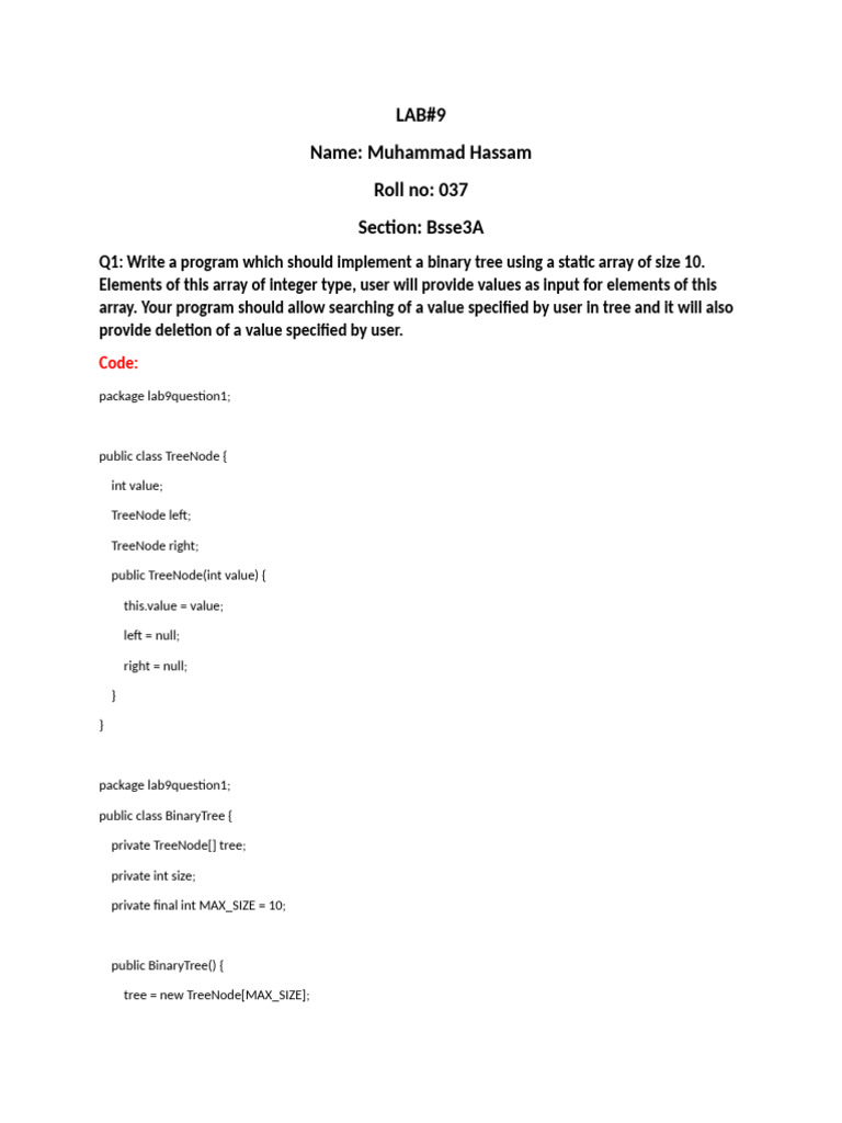 Lab 9 | PDF | Integer (Computer Science) | Computer Data Lab 9 | PDF | Integer (Computer Science) | Computer Data
