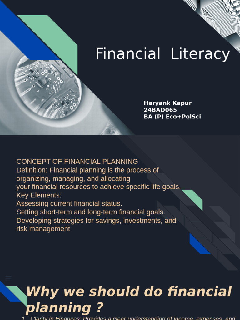 Financial literacy | PDF | Wealth | Expense