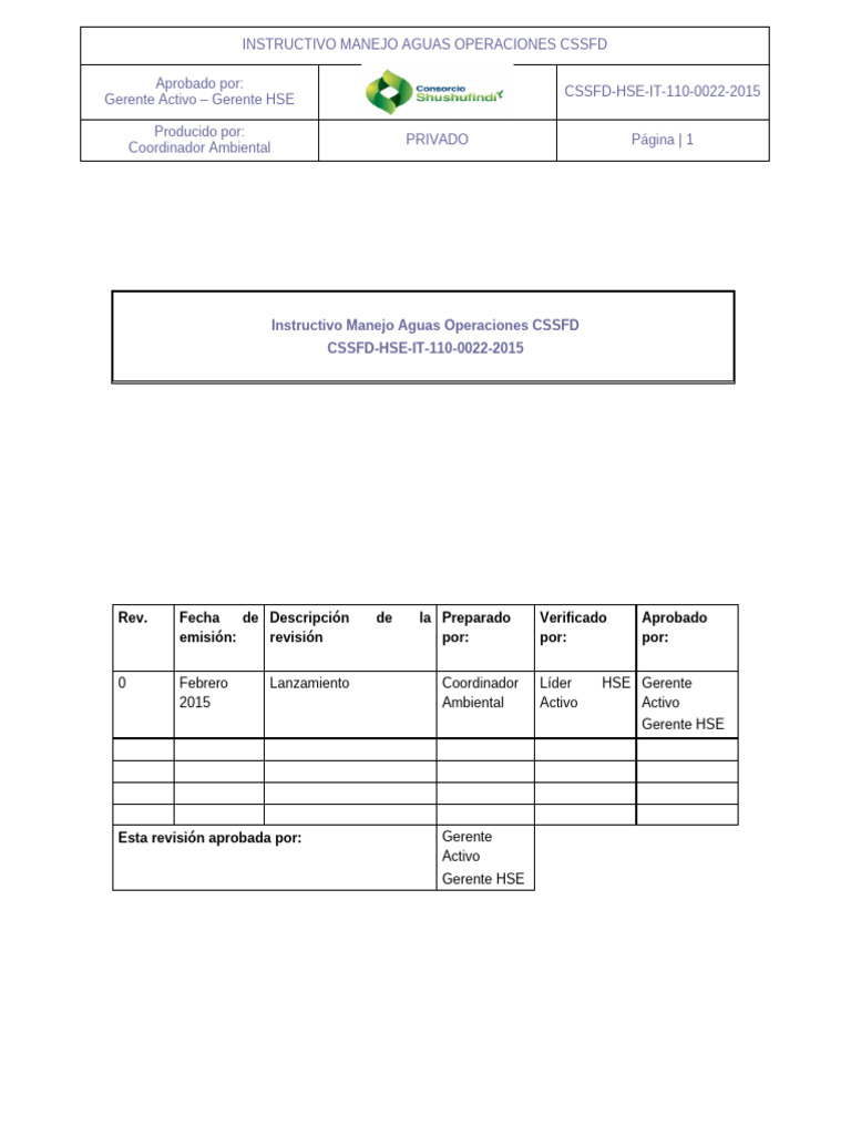 CSSFD-HSE-IT-110-0022-2015-Instructivo Manejo Aguas Operaciones CSSFD ...