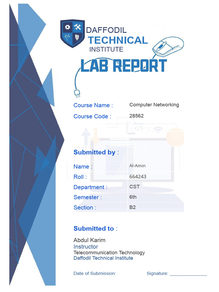 Networking Course Submission | PDF