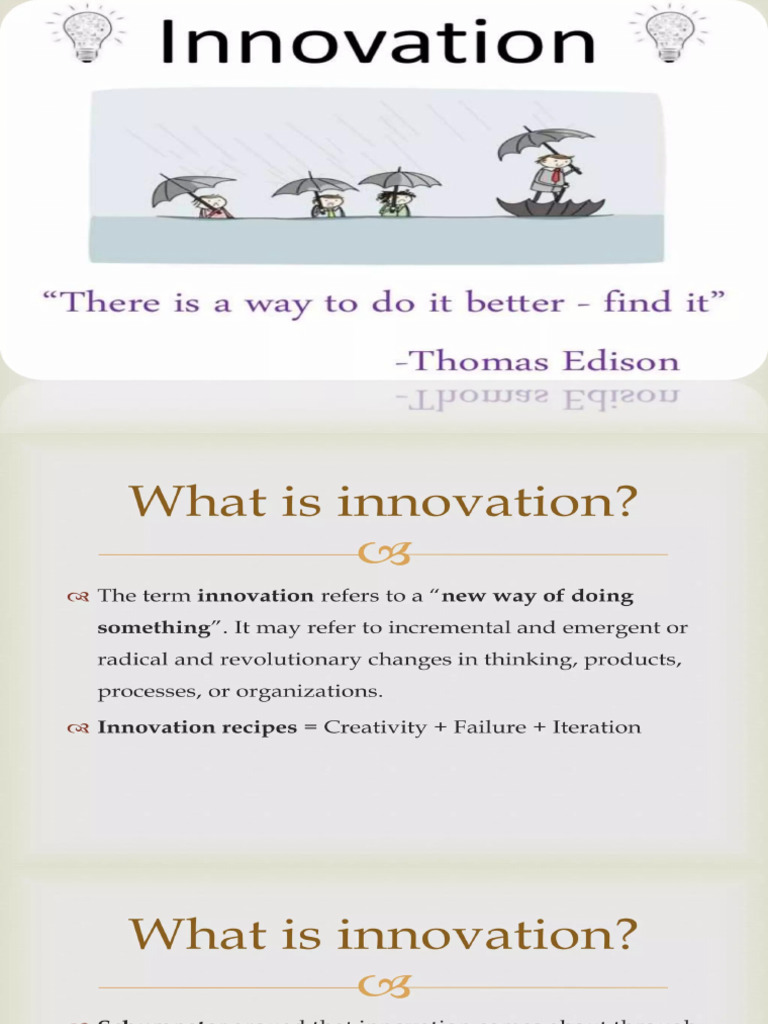 Innovation | PDF