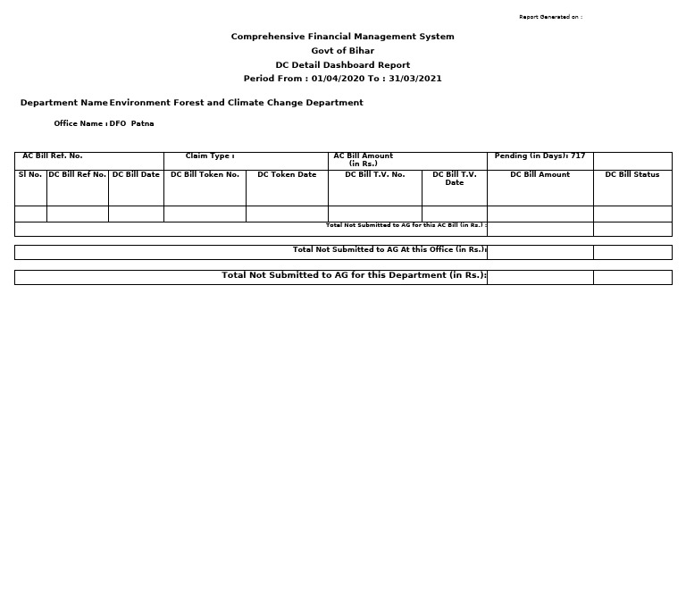 DC Dashboard Detail Report | PDF
