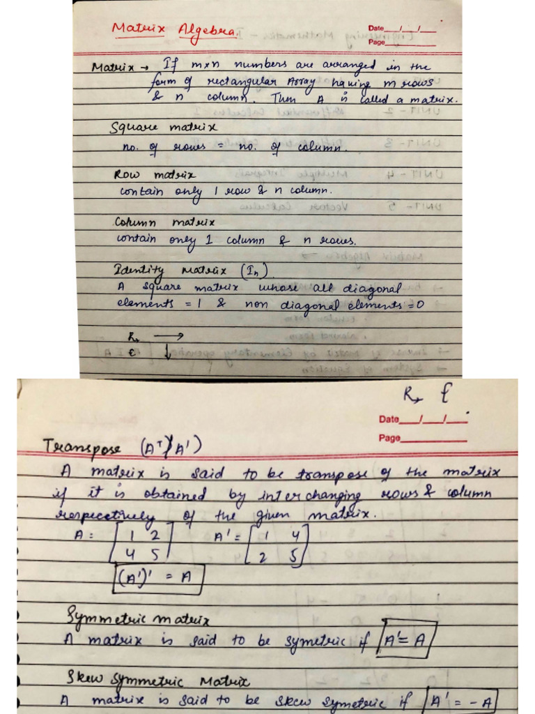 maths unit 1 AKTU | PDF