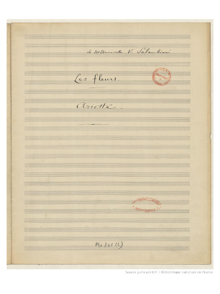 LesFleurs StSaens | PDF