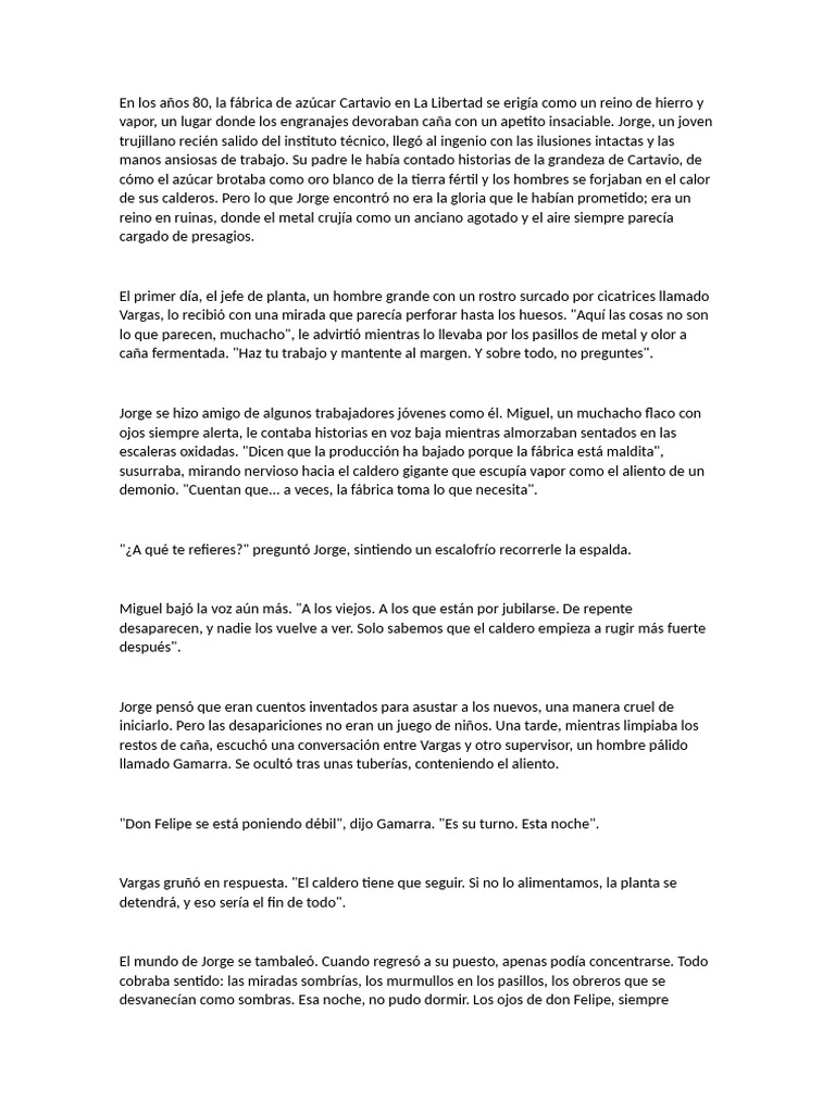 Historia Avance Creo | PDF