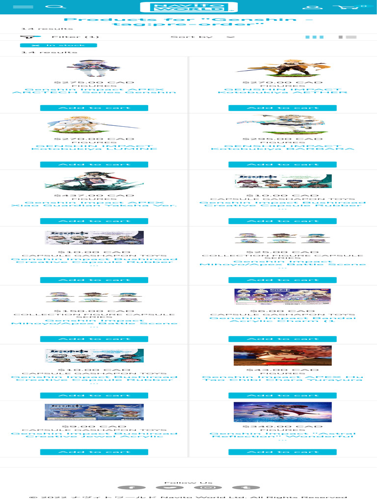 Genshin - Tagpre-Order - NAVITO WORLD | PDF | Toy Collecting | Video ...