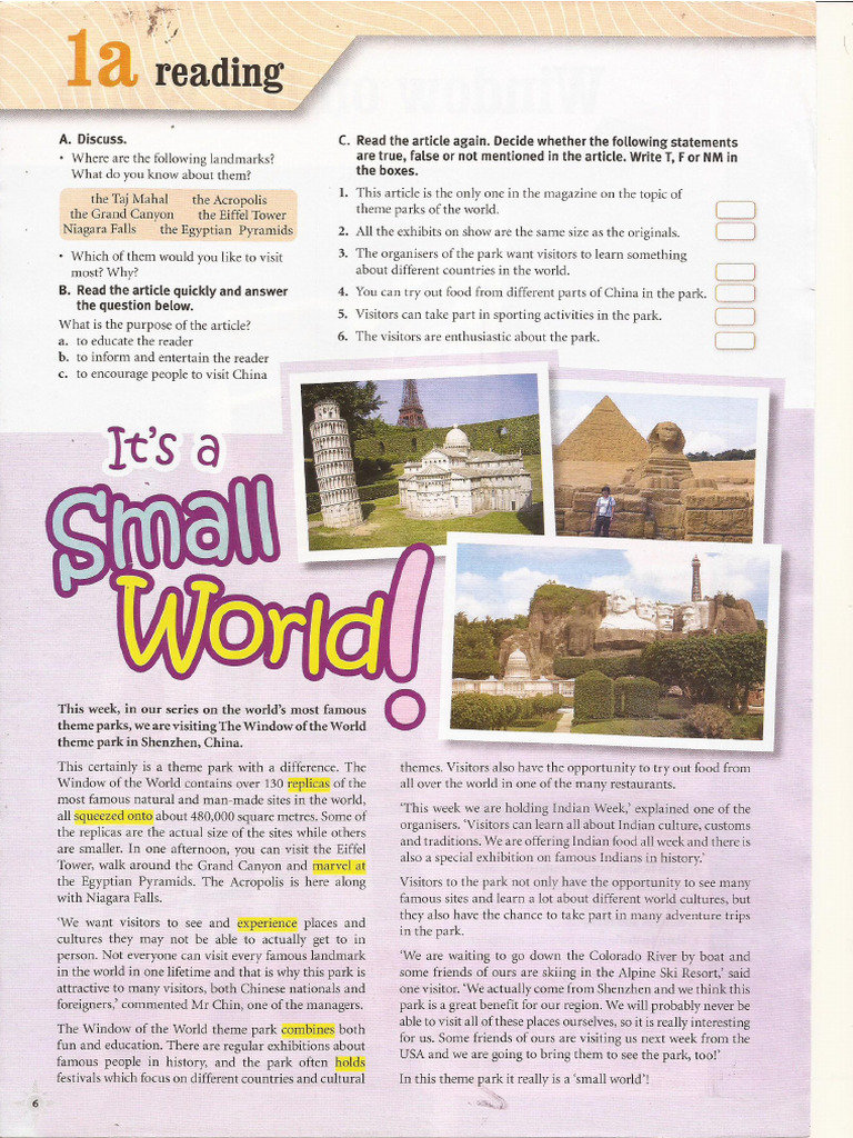 Traveller Intermediate B1 - Unit 1 Reading | PDF