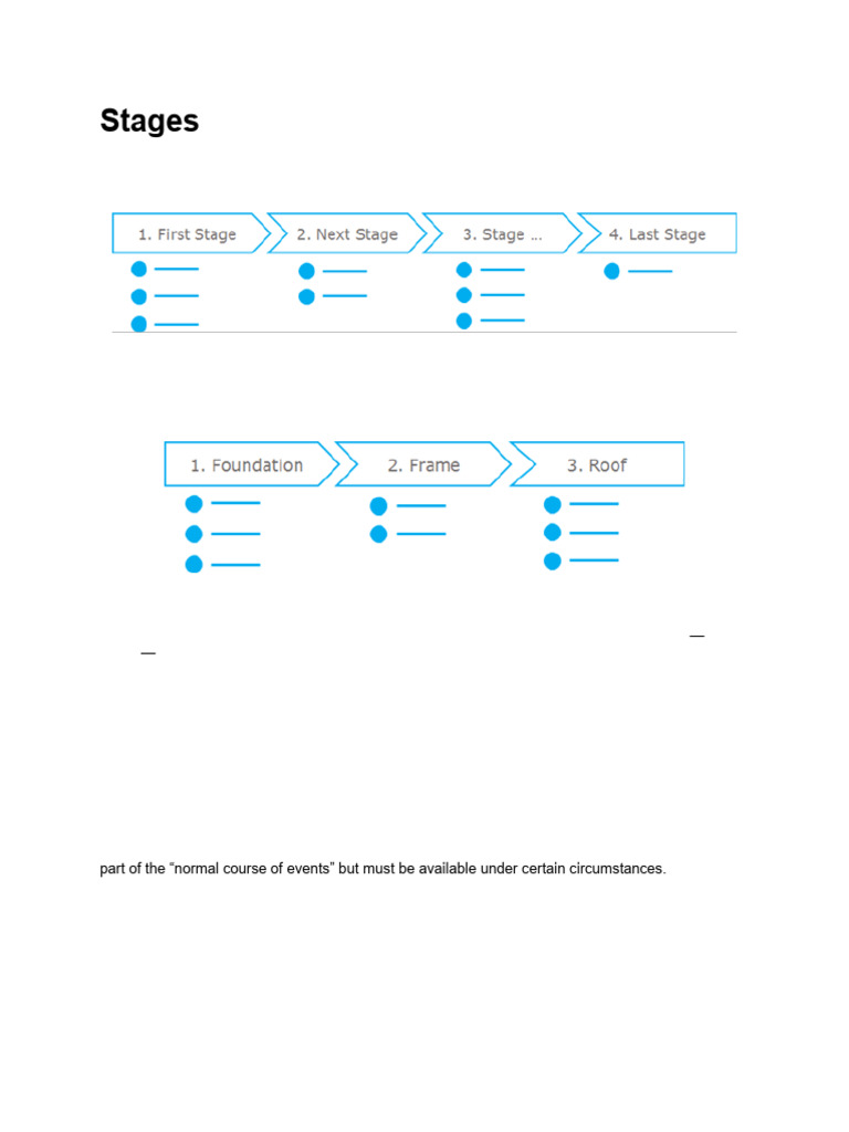 Steps To Design A Stage With Exercise | PDF | Product Lifecycle | Verb