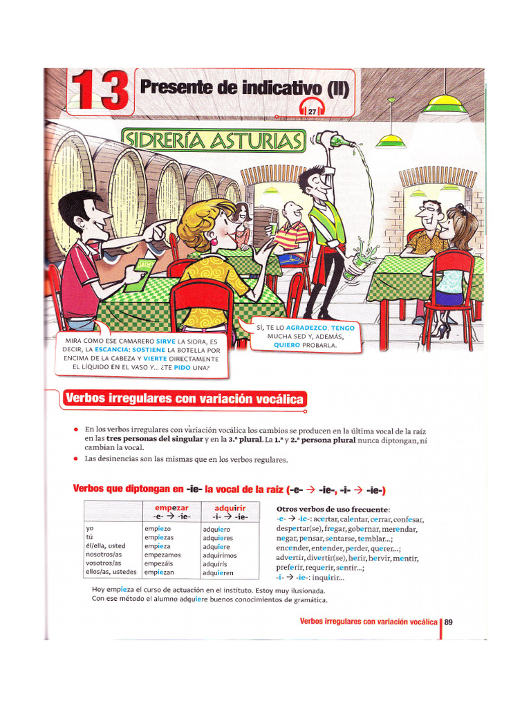 Presente de Indicativo Irregular | PDF