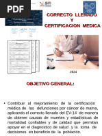 Curso Virtual Sobre El Correcto Llenado Del Certificado de Defunción, RELACSIS-Certificado de ...