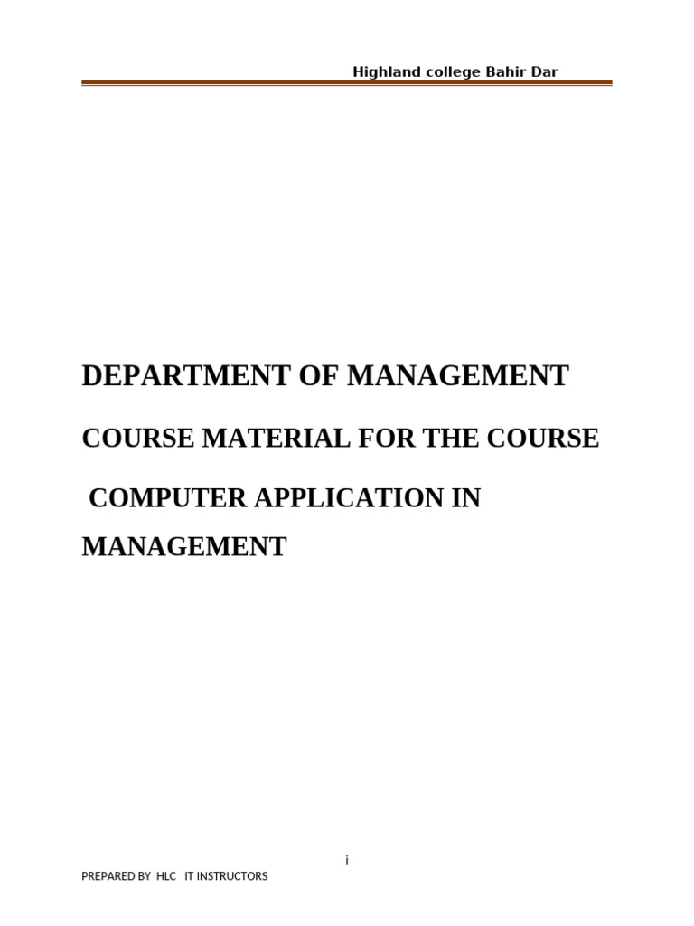 Computer Application in Mgt | PDF | Integrated Circuit | Input/Output