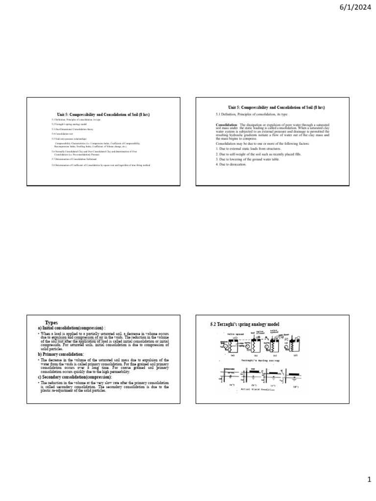 Soil Compressibility and Consolidation | PDF | Solid Mechanics ...
