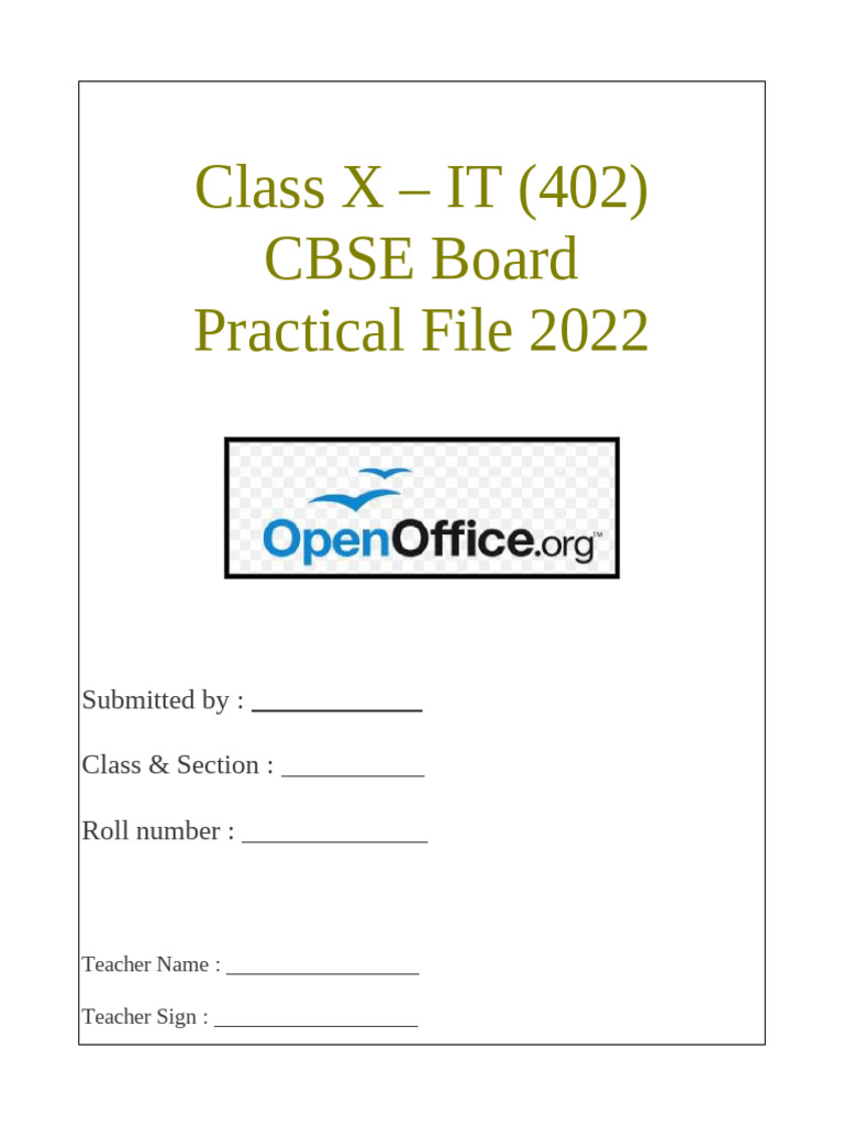 Class XTH Practical File | PDF | Computer Keyboard | Computing