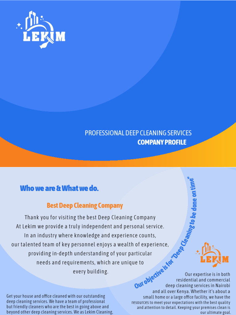 Lekim-CleaningCO | PDF | Pest Control | Swimming Pool