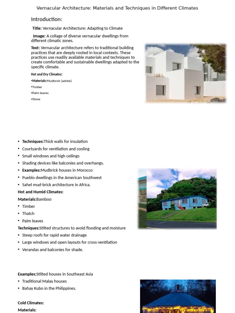 Vernacular Architecture Assignment 1 | PDF | Roof | Building Insulation