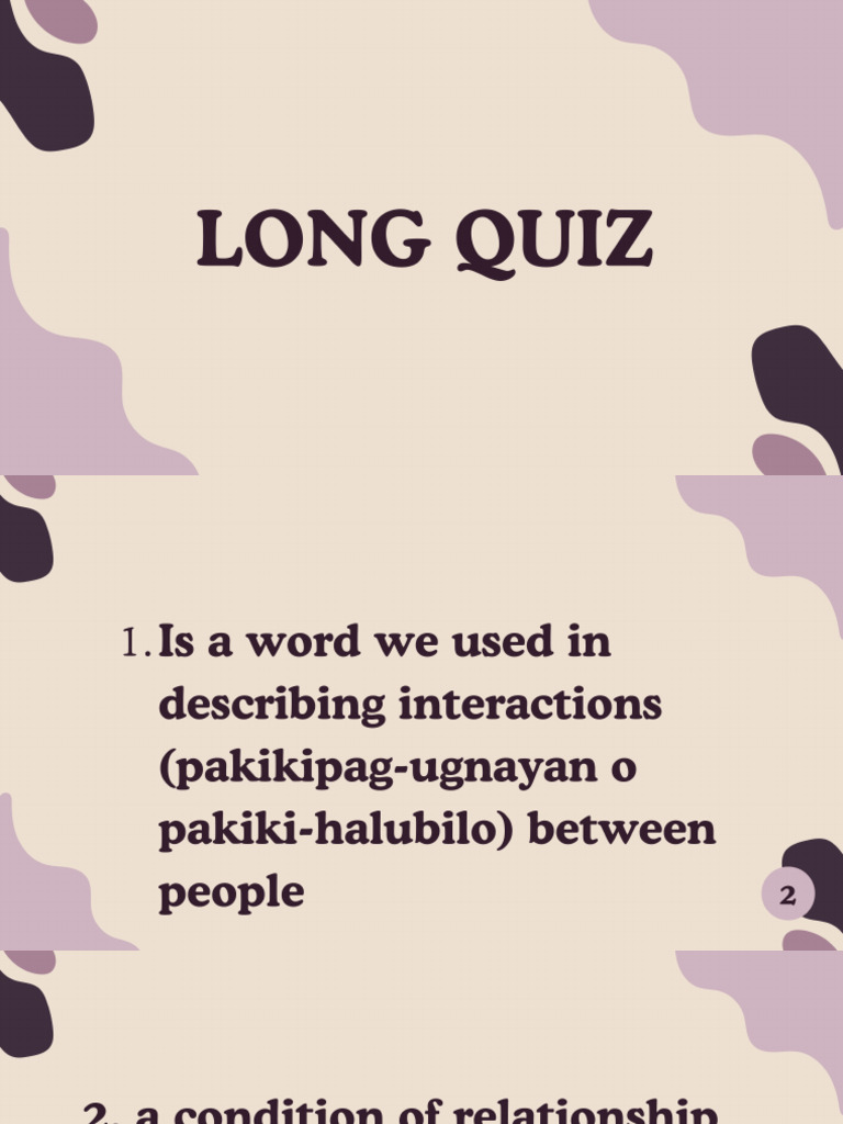 Long Quiz Philo 2nd | PDF
