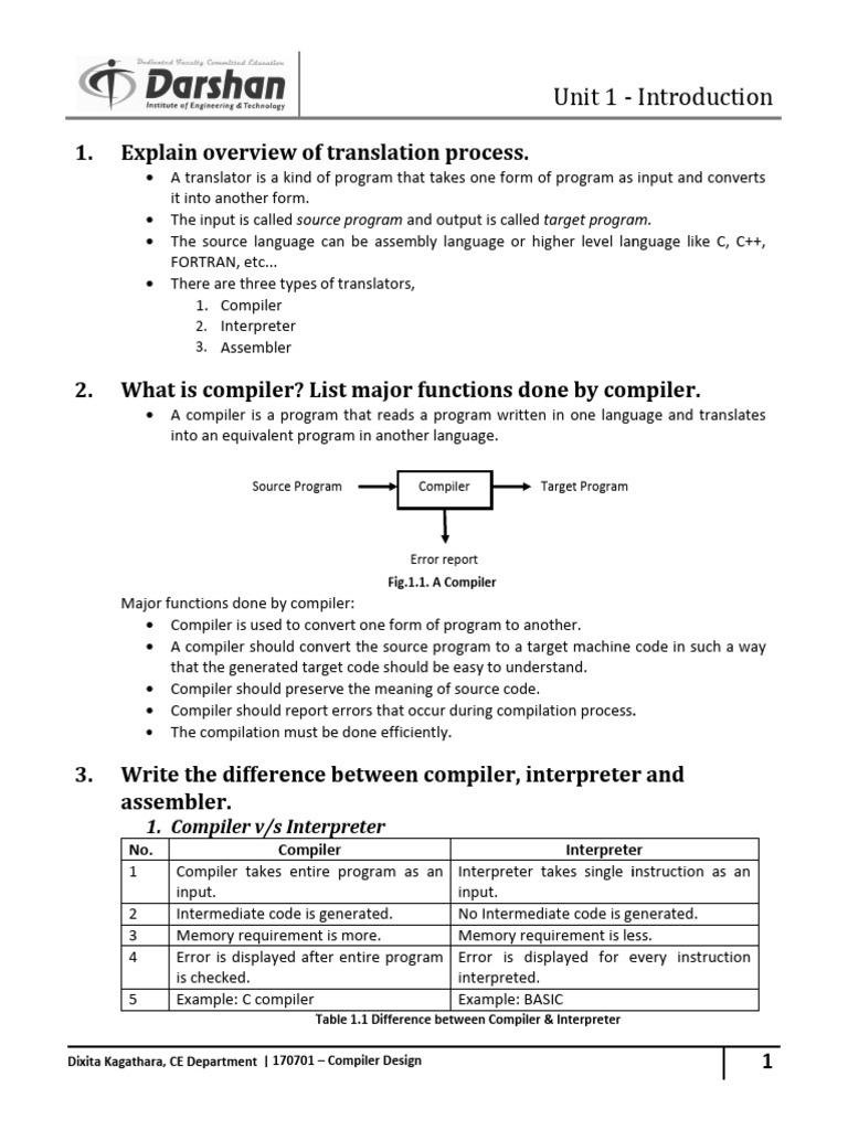 1,2,3,4 | PDF | Compiler | Assembly Language