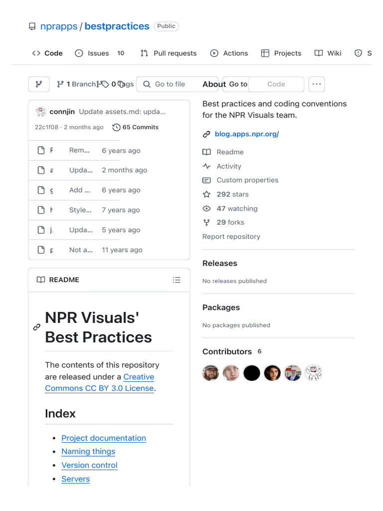 NPR Visuals Coding Guide | PDF | Version Control | Computing