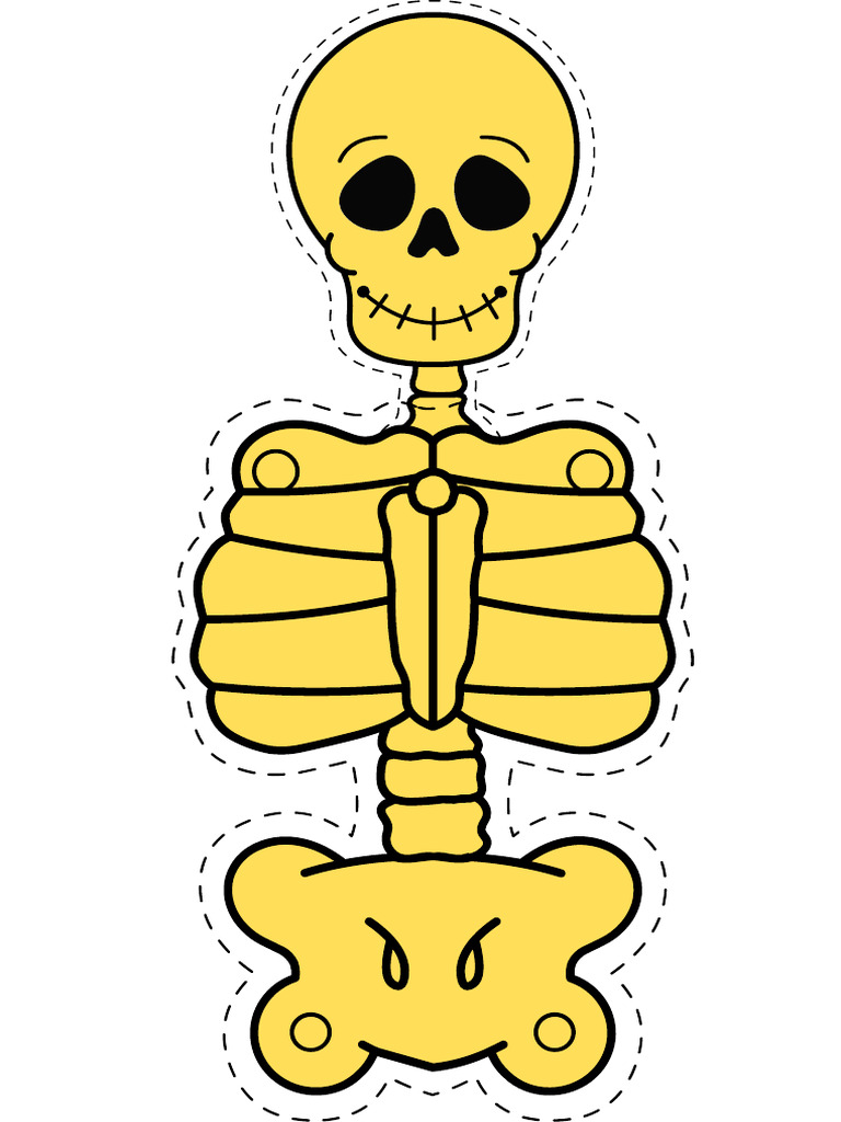 Pink Make Your Own Skeleton Poster (2) | PDF