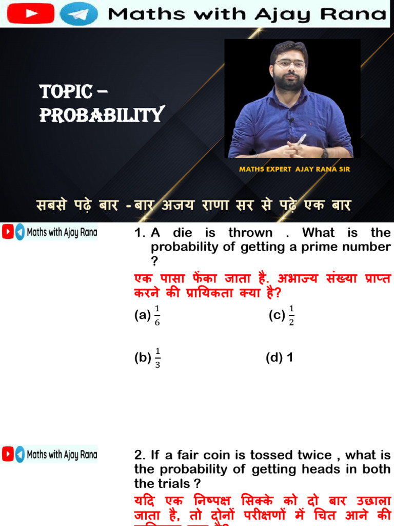 probability ques | PDF