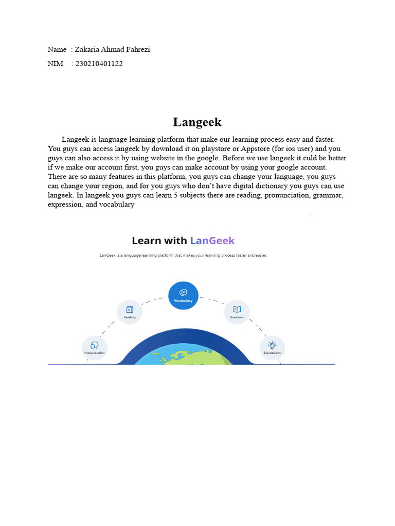 Langeek Zakaria Ahmad Fahrezi 230210401122 TELL 1.0 Compressed | PDF ...