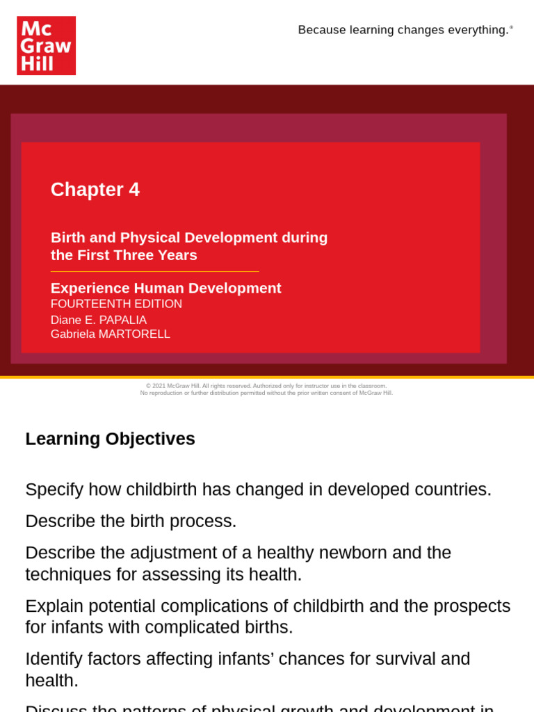 Papaliahd14 PPT ch04 Accessible | PDF | Childbirth | Low Birth Weight