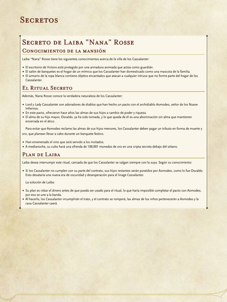 Secreto - Laiba Rosse | PDF