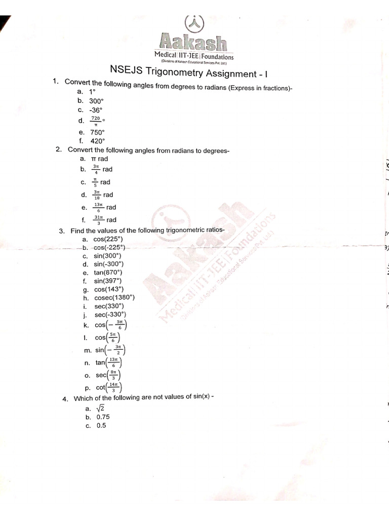 Basic Maths (DPP 02) | PDF
