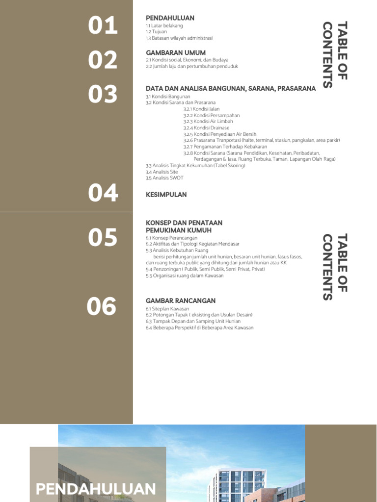 Contoh Tugas Besar Arsitektur Pemukiman | PDF