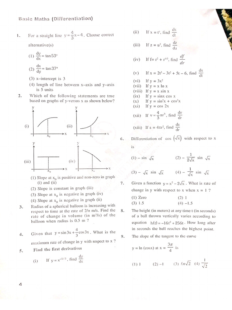 Basic Maths (DPP 06) | PDF
