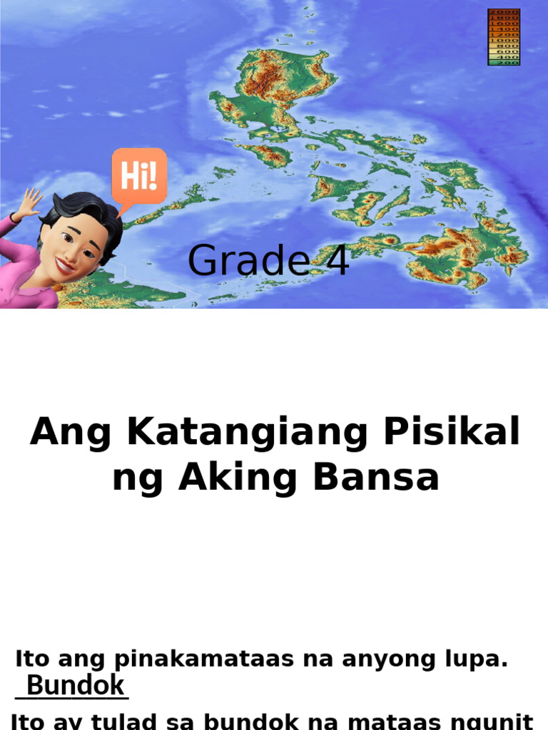 Aralin 4 - Ang Katangiang Pisikal NG Aking Bansa | PDF