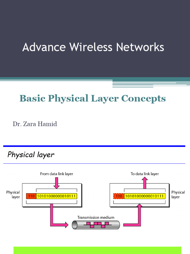 2review of Physical Layer Concepts | PDF | Signal To Noise Ratio | Bandwidth (Signal Processing)