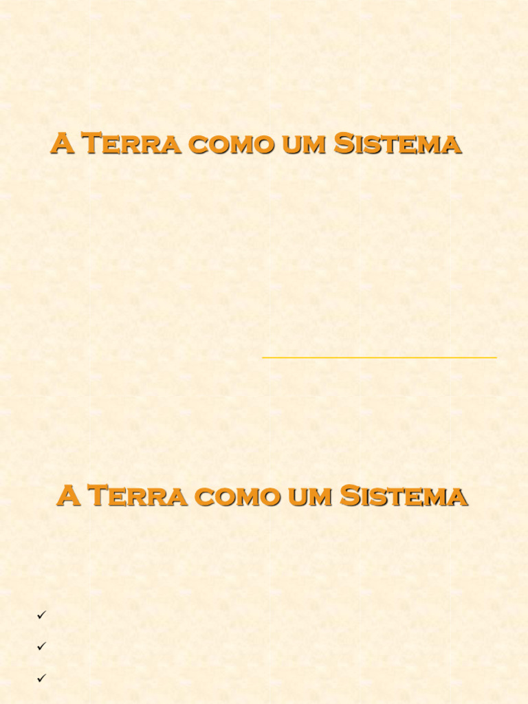A Terra como Sistema: Subsistemas e Interações | PDF | Água | Terra