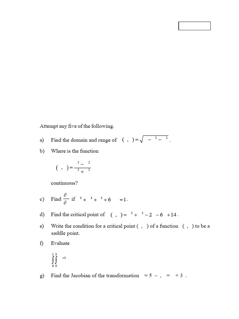 S.y.b.sc (Sem. - III) 2019 Pattern | PDF | Vertex (Graph Theory) | Combinatorics