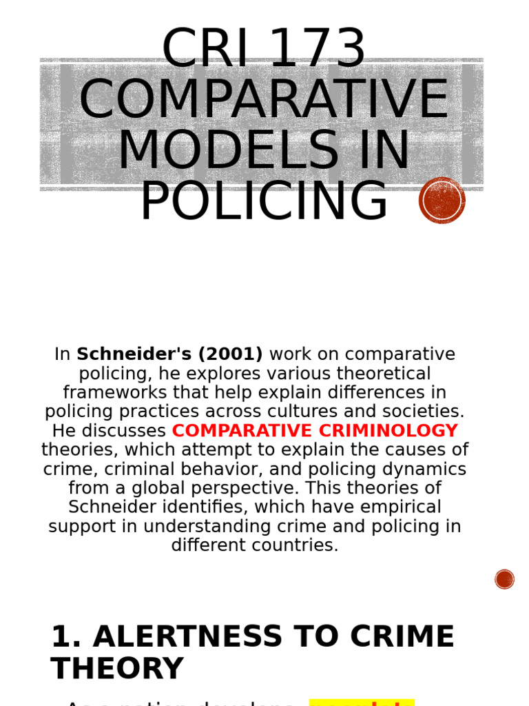 Cri 173 Compa p1 Topics | PDF