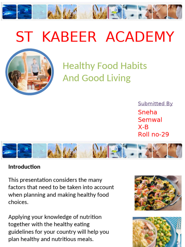 Sneha Computer PPT | PDF | Foods | Healthy Diet