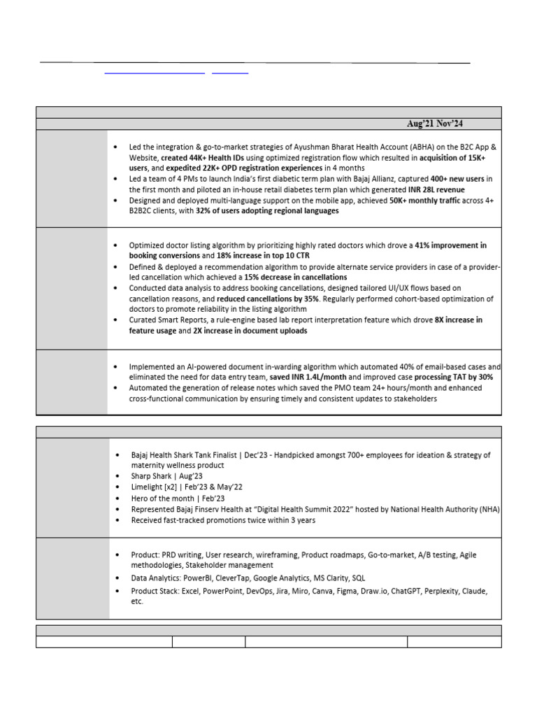 Prerna Kapoor, Product Management | PDF | Computing | Information Technology