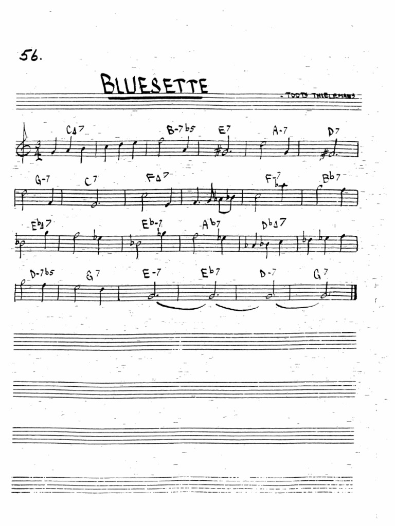 Bluesette - Tenor | PDF
