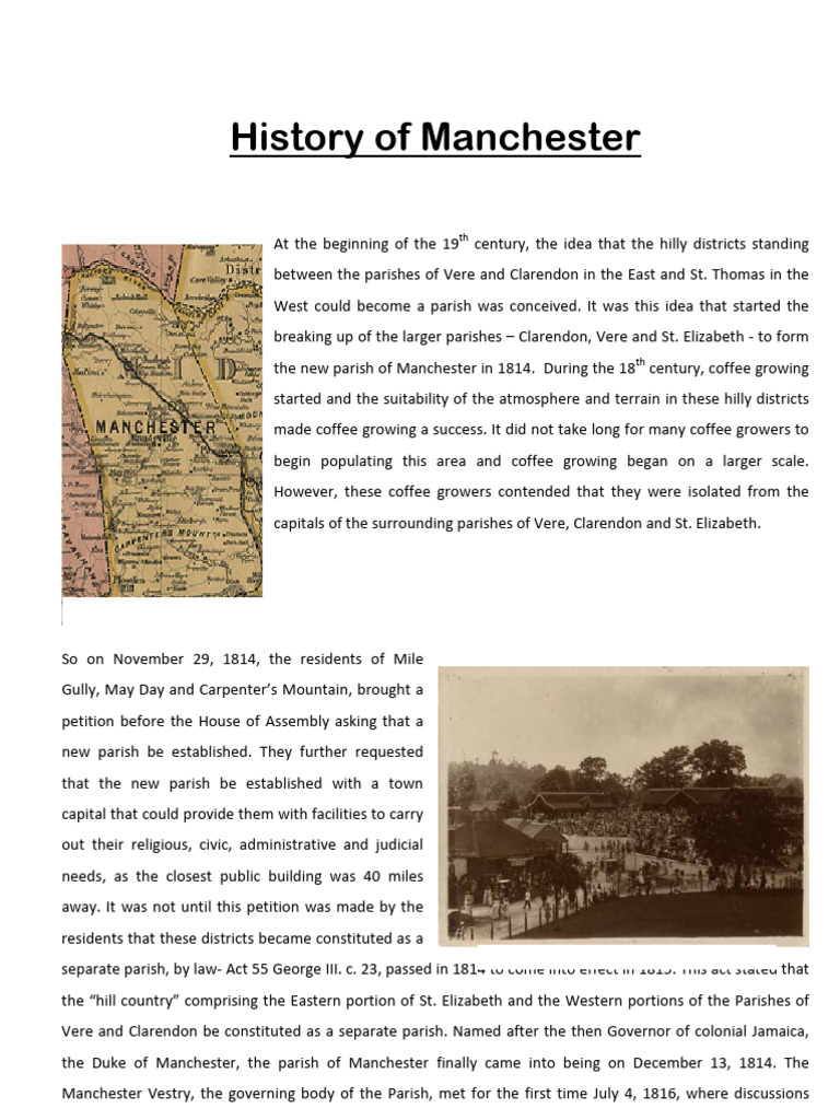 History of Manchester | PDF
