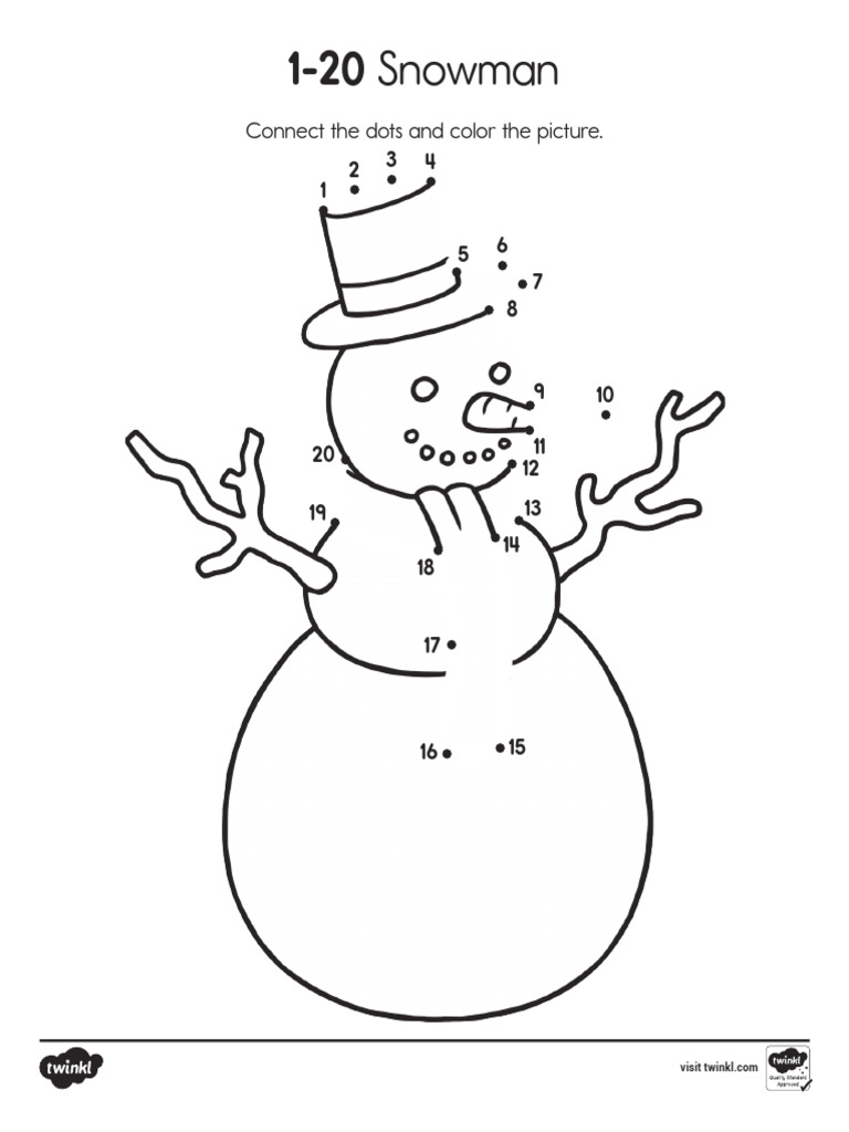Winter Dot To Dot Activities Ver 1 | PDF