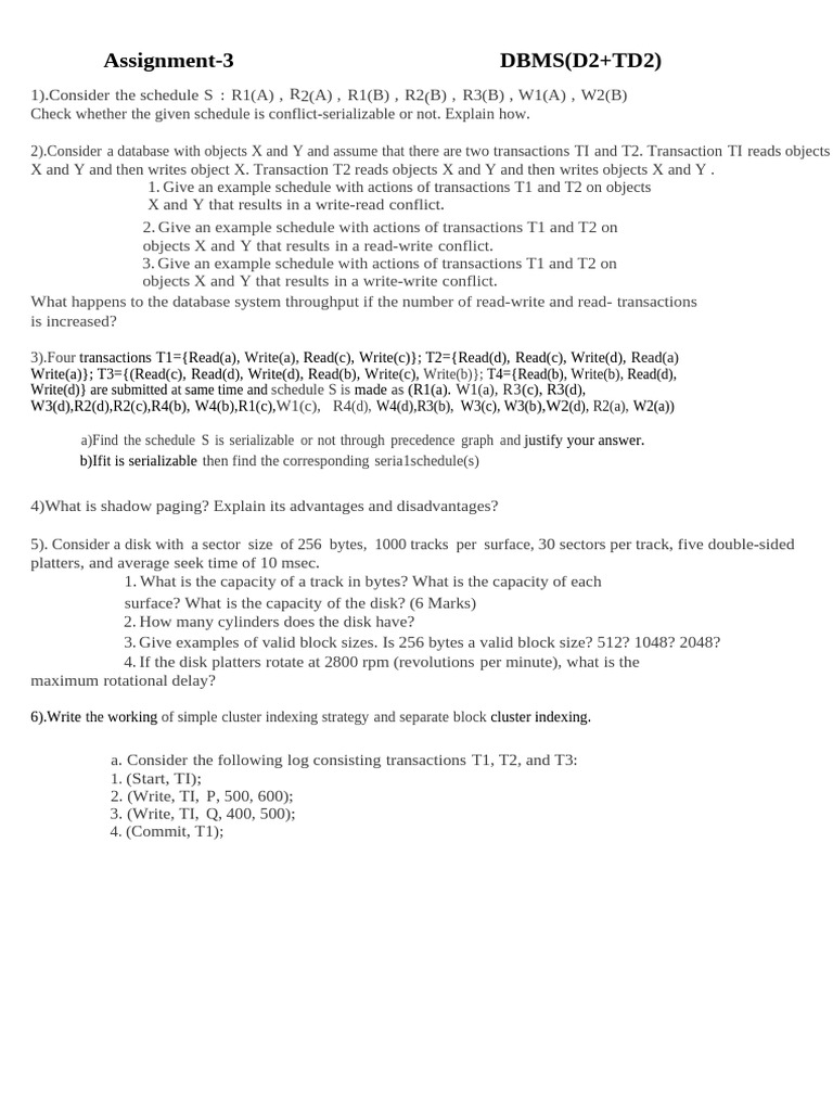 Assignment-3 | PDF | Databases | Information Technology Management Assignment-3 | PDF | Databases | Information Technology Management