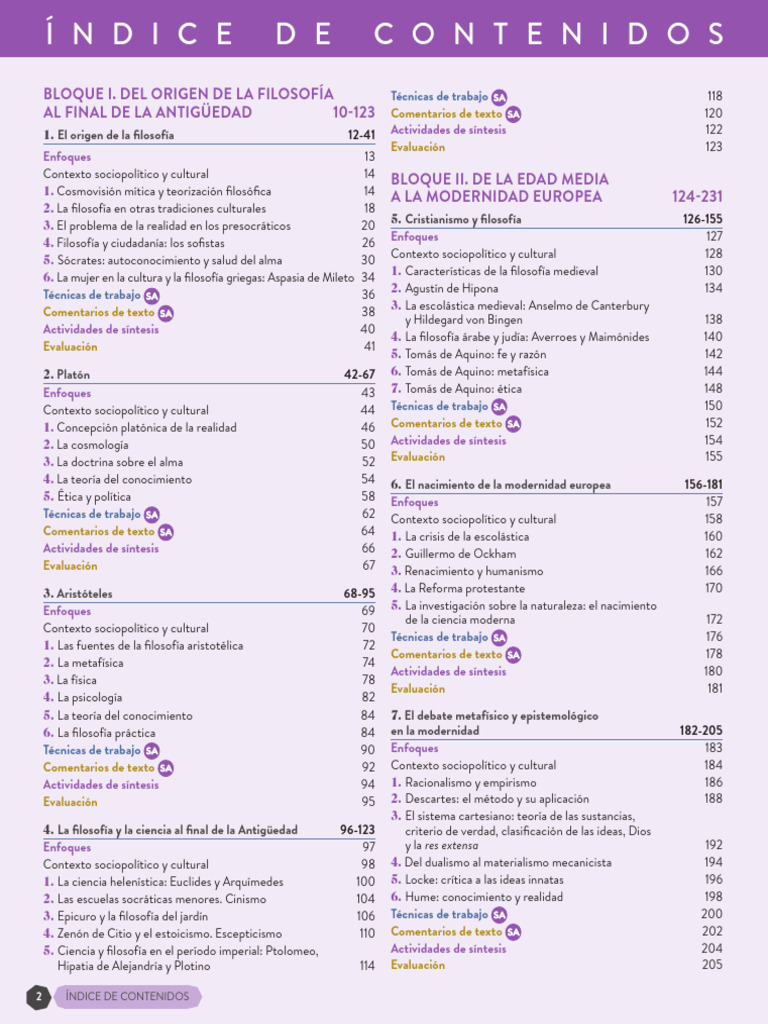 Indice Geniox Historia de La Filosofia 2bach | PDF | Metafísica | Science