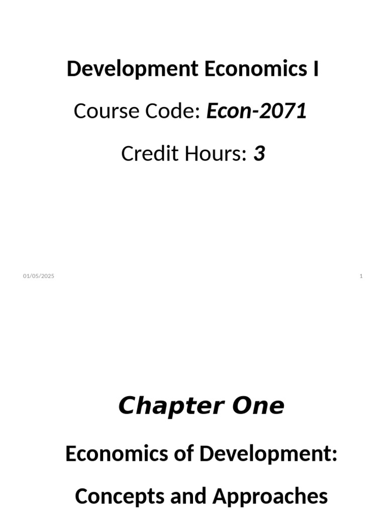 Development_Economics_PPT_I_Rift | PDF | Purchasing Power Parity ...