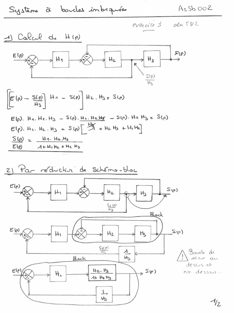 Correction Complete TD2 Bloc | PDF