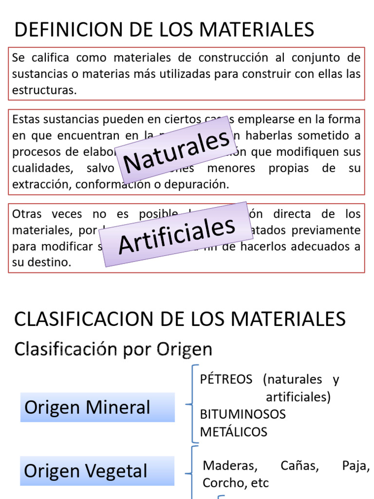 Clasificación y Ensayos de Materiales de Construcción | PDF ...